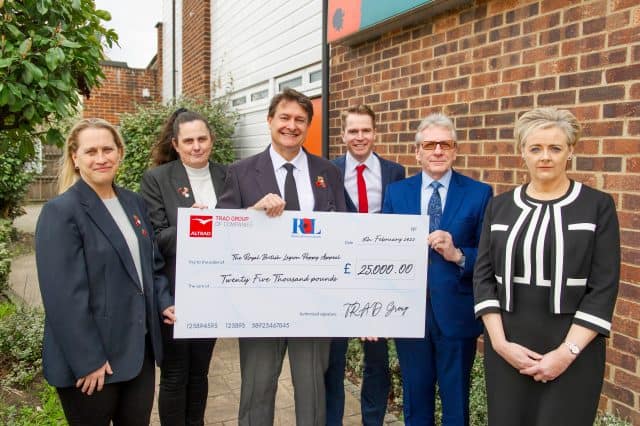 TRAD Group presents £75,000.00 to Charities - TRAD UK